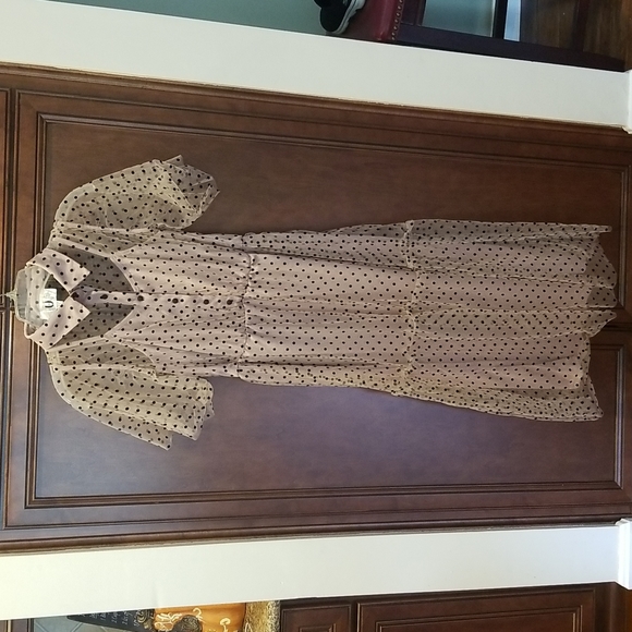 Forever Unique | Dresses | Dotted Darling Mini Dress Blush Pink Black ...